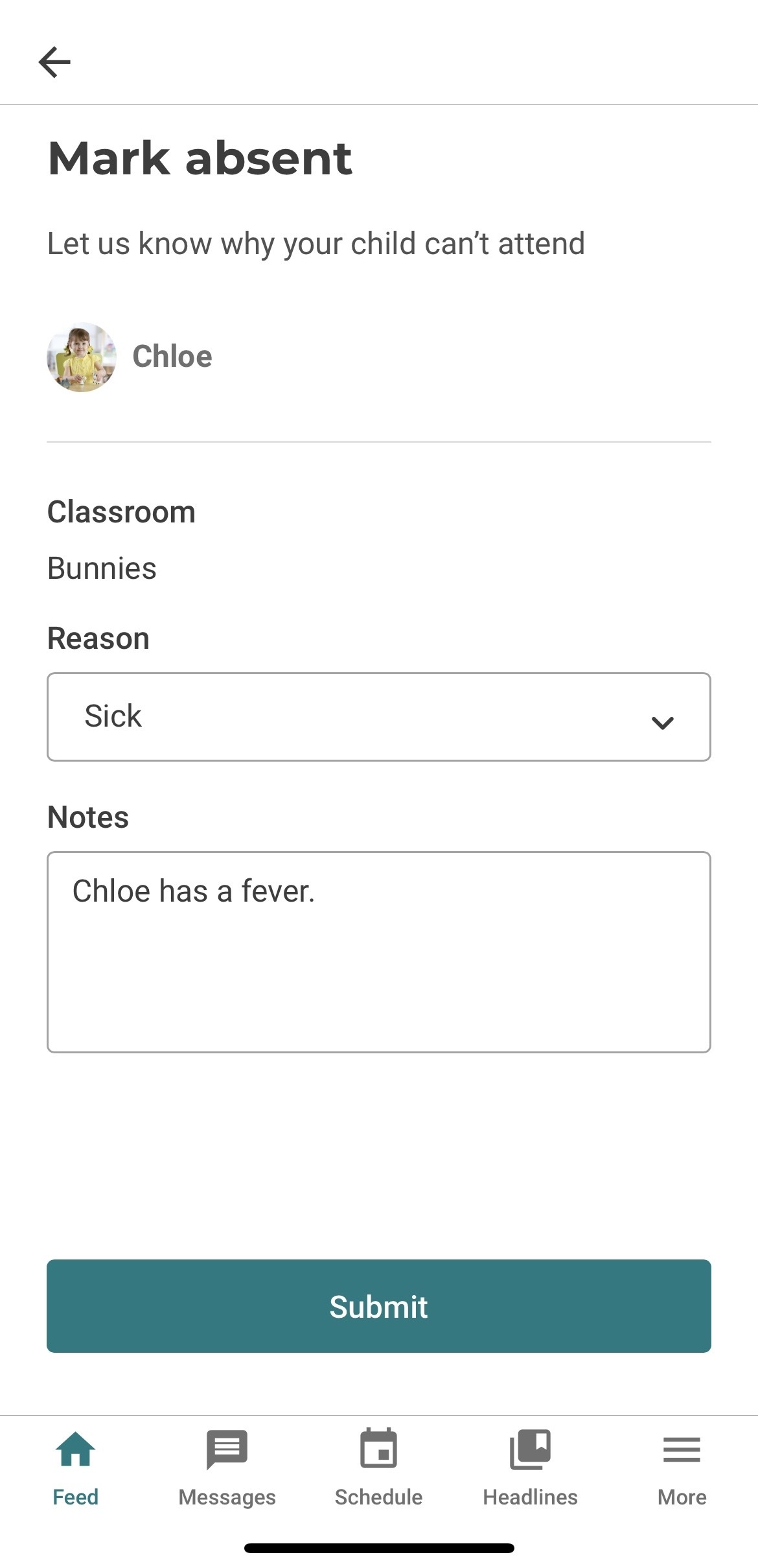 How to Mark a Child as Absent – Parent