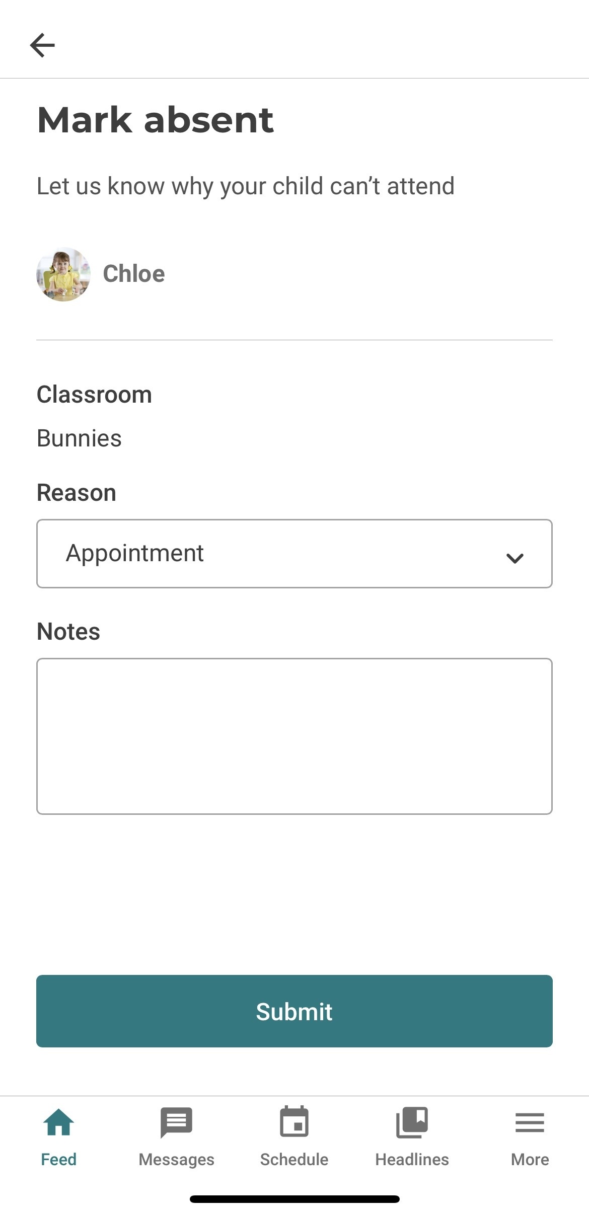 How to Mark a Child as Absent – Parent