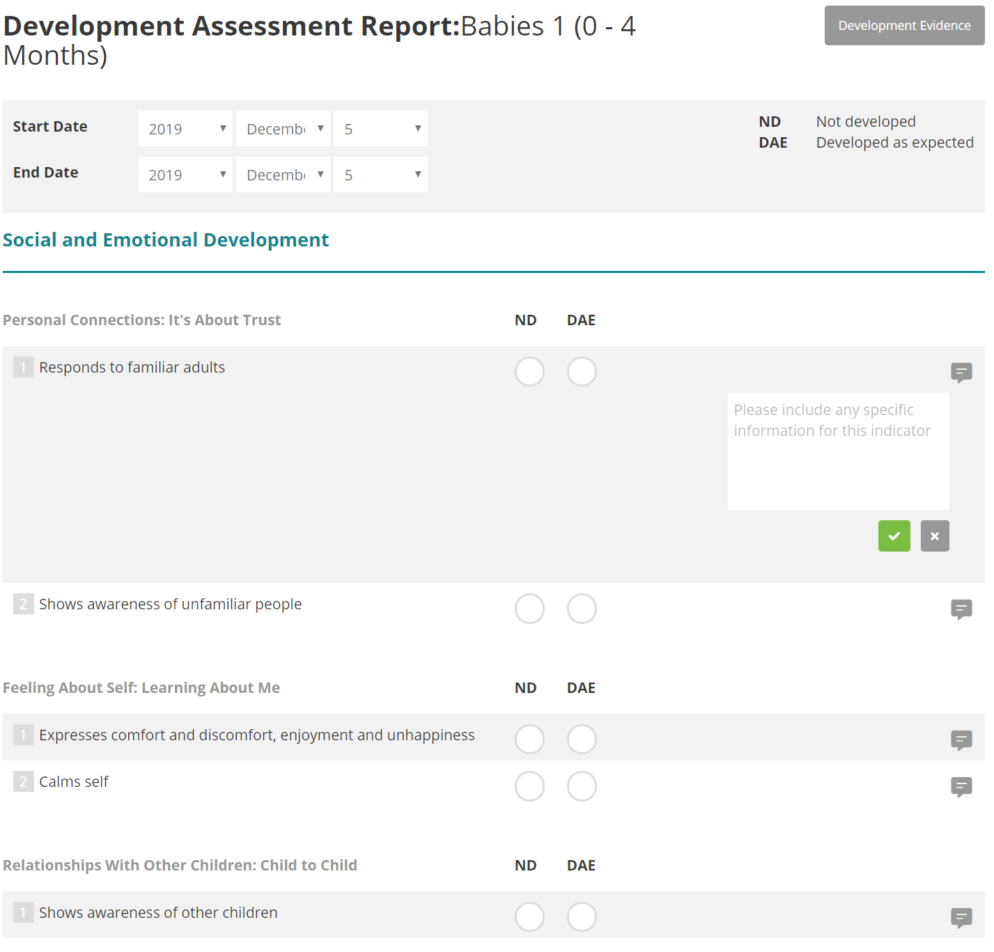 Pearson - Framework Assessment Tool