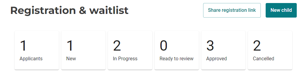How to Create a New Registration and/or Add a Child to the Waitlist