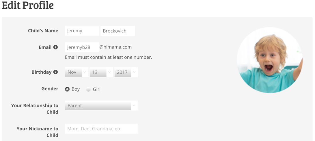 How to Upload a Child's Profile Photo – Parent