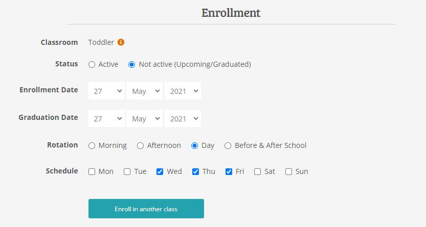 How to Graduate a Child
