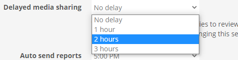 How to Configure Delayed Media Sharing – Director