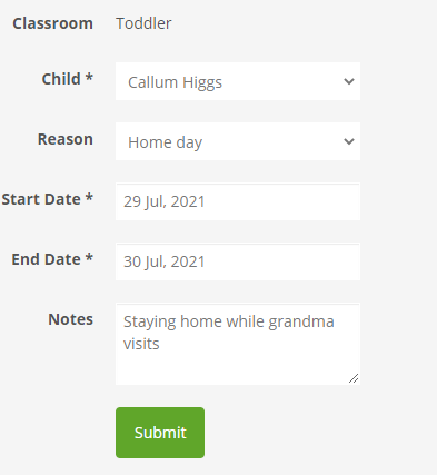How to Schedule an Absence – Director