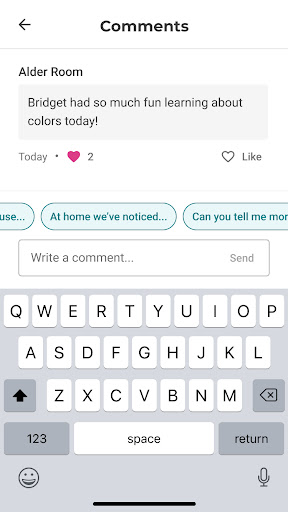 How to Like and Comment on Photos or Videos - Families
