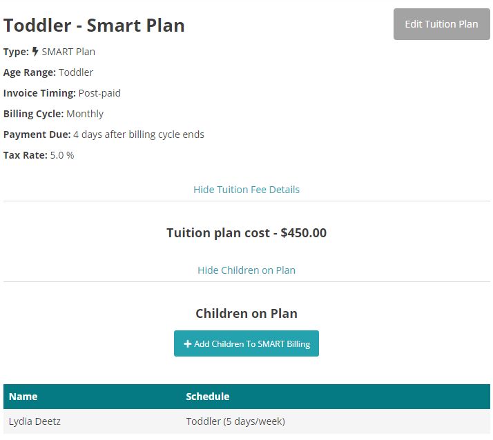 How to Add Children to a Tuition Plan – Director