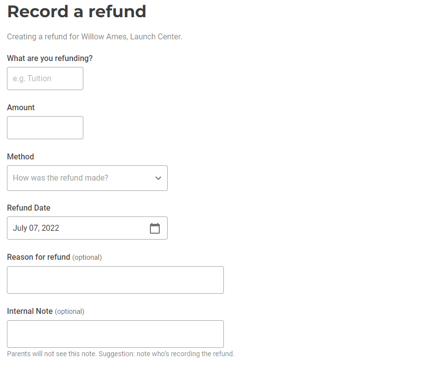 How to Add a Refund to the Credit Ledger – Director