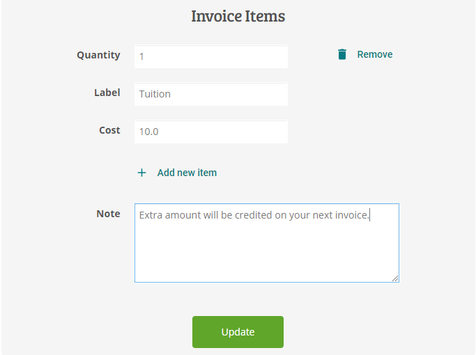 How to Add a Note to an Invoice – Director