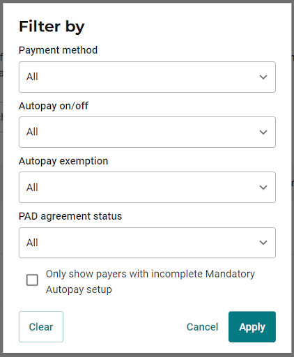 Payers Page Overview