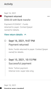 How to Manage Returned Transactions - Director