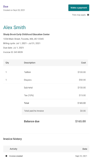 How to Pay an Invoice - Parent/Guardian