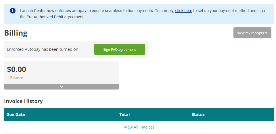 Enforced Autopay Overview