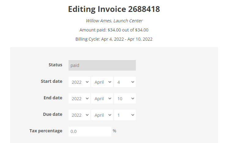 How to Edit an Invoice – Director