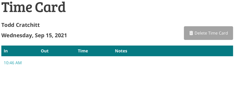 How to Clock In and Out – Teacher