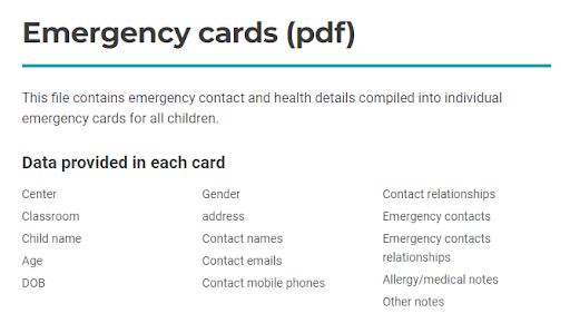 How to Pull an Emergency Cards Report