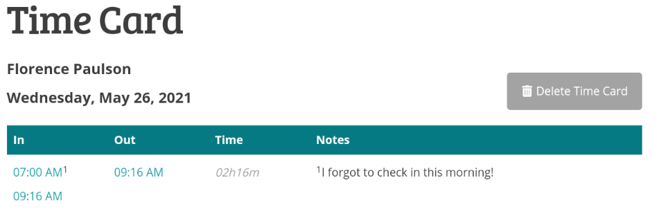 How to Adjust Your Time Card – Teacher