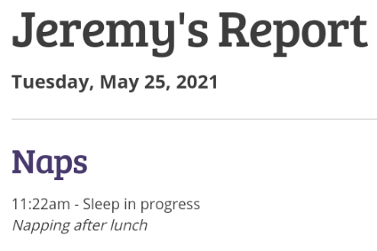 How to Add a Sleep Entry