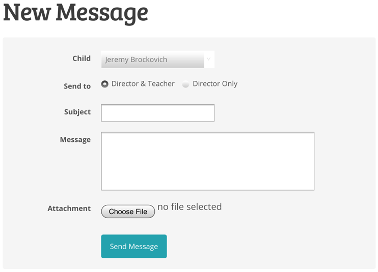 How to Send a Message – Parent