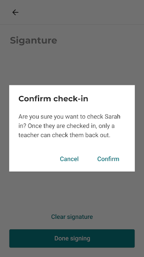 How to Check In a Child (Contactless) – Parent/Guardian